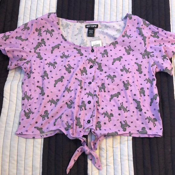 Hot Topic | Tops | Nwt Hot Topic Baby Goat Buttondown Tee | Poshmark